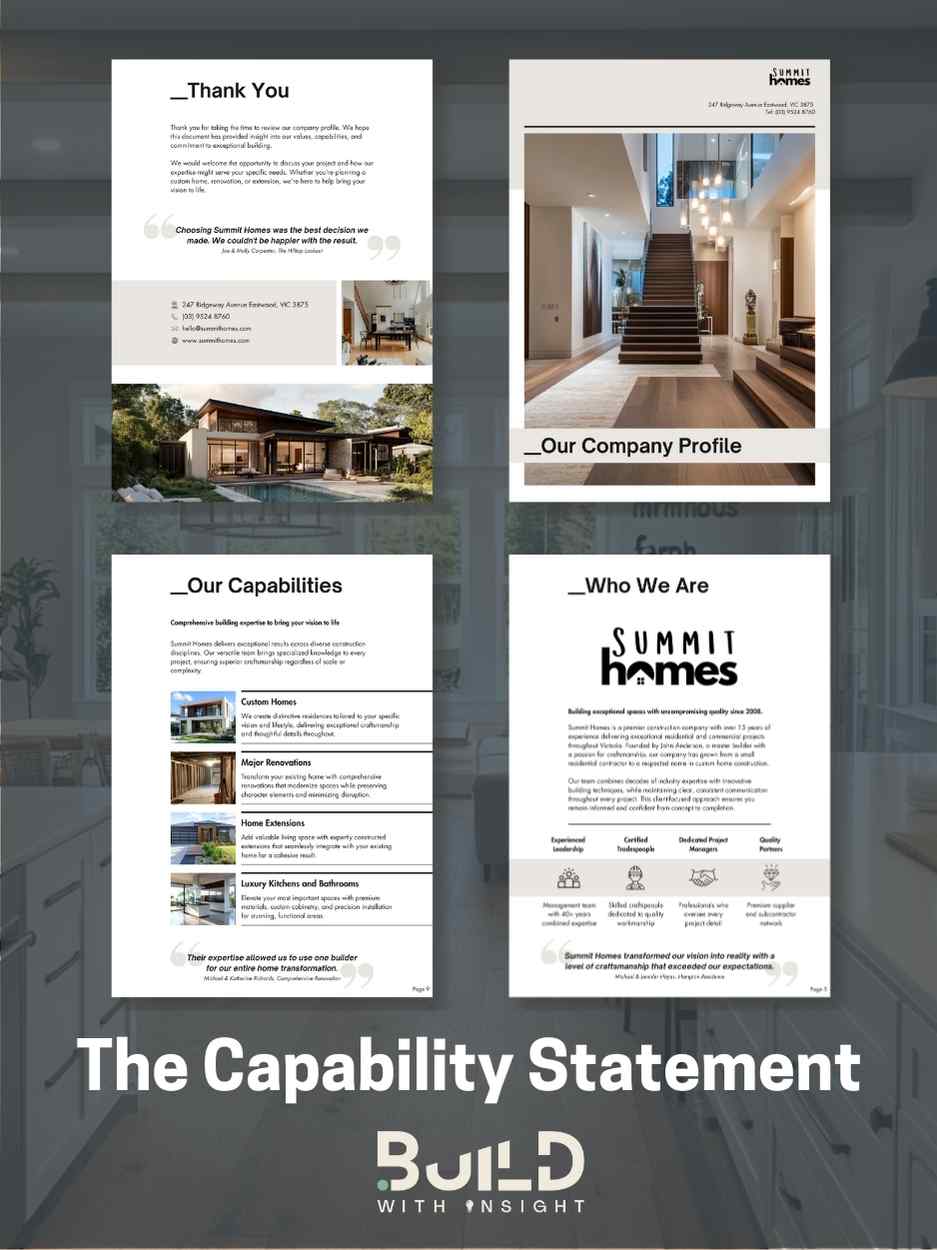 Capability Statement – BUILD WITH INSIGHT